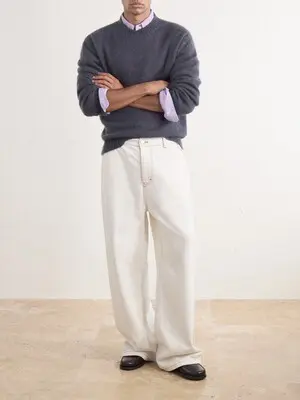 PIACENZA CASHMERE 1733 Mohair And Silk-blend Sweater