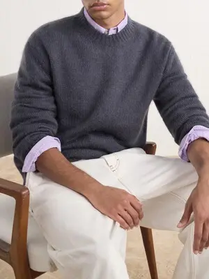 PIACENZA CASHMERE 1733 Mohair And Silk-blend Sweater