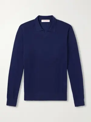 Orlebar Brown Ribbed Polos For Men