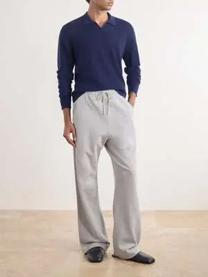 Orlebar Brown Bresson Cashmere Polo Shirt - Navy