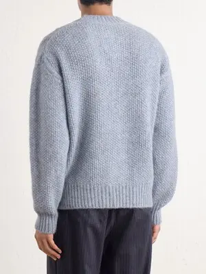 PIACENZA CASHMERE 1733 Cable-knit Alpaca And Wool-blend Sweater