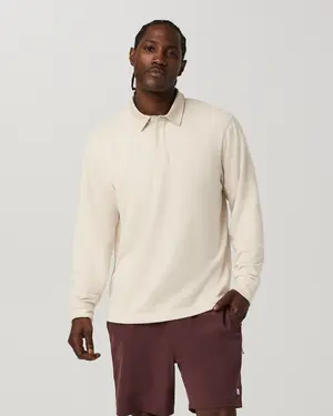 Vuori Long Sleeve Cypress Rugby - Bone