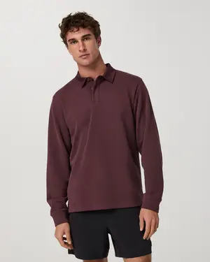 Vuori Vuori Long Sleeve Cypress Rugby Boysenberry