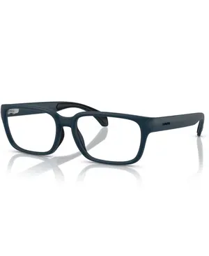Moncler Full Rim Rectangle Eyeglasses - Matte Blue