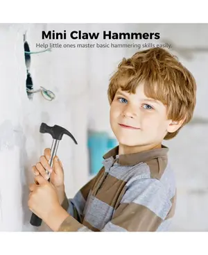 XDOVET Mini Claw Hammers Rubber Handle Wall Removers