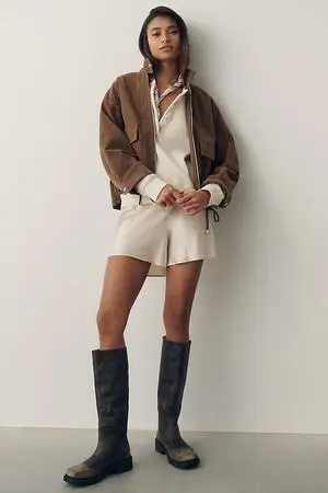 SILENT D Poli Tall Leather Boots
