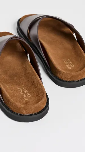 G.H. BASS & CO. Charleswood Leather Slide Sandals