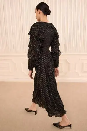 Ulla Johnson Ardis Long Sleeve Silk Dress