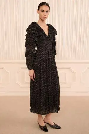 Ulla Johnson Ardis Long Sleeve Silk Dress