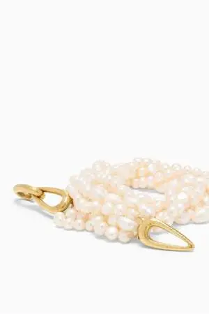 Ulla Johnson Multistrand Choker With Freshwater Cultured Pearls