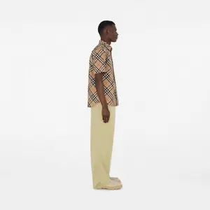 Burberry Classic Fit Check Cotton Poplin Shirt