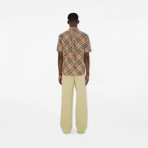 Burberry Classic Fit Check Cotton Poplin Shirt