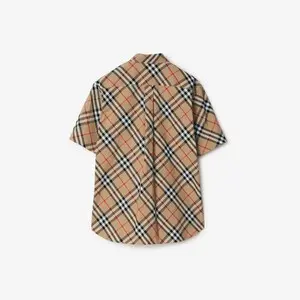 Burberry Classic Fit Check Cotton Poplin Shirt
