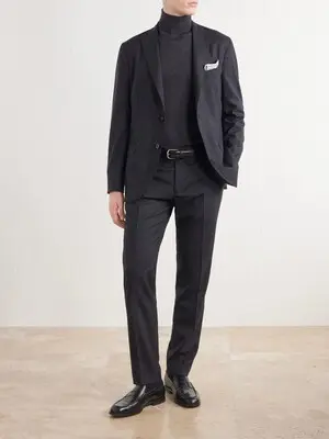 Boglioli Virgin Wool Fresco Suit Jacket