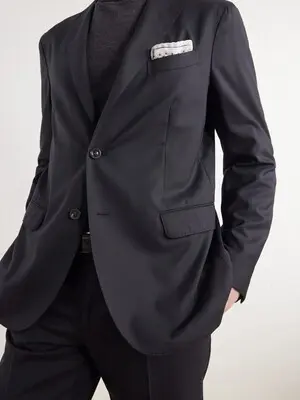 Boglioli Virgin Wool Fresco Suit Jacket
