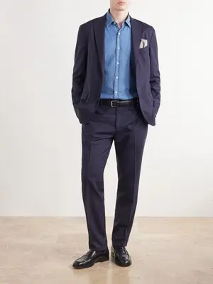 Boglioli Straight-leg Virgin Wool Trousers