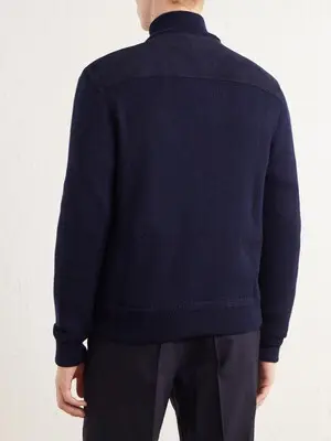 Ralph Lauren Purple Label Suede And Cashmere Jacket