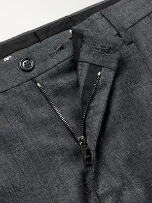 Dolce & Gabbana Straight-leg Pleated Pinstriped Virgin Wool Trousers