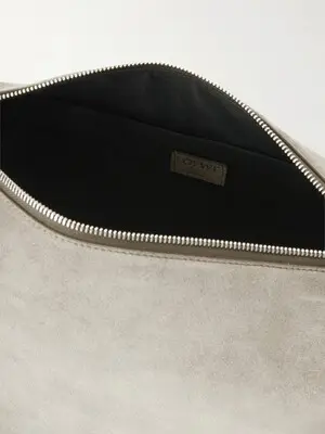 Loewe Loop Medium Suede Messenger Bag