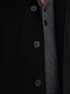 REISS Mccullough Wool-blend Single-breasted Raglan Overcoat