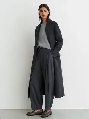 REISS Renee Leather Apron-toe Loafers