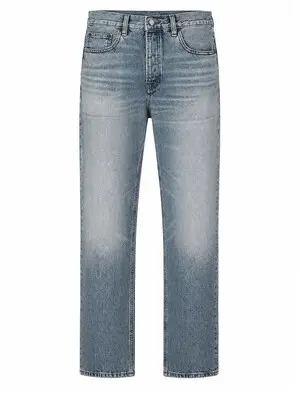 FRAME Straight Leg Cotton Jeans