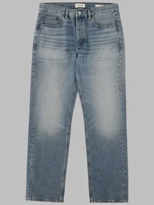 FRAME Straight Leg Cotton Jeans