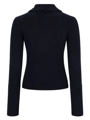 Chloé Knit Cardigan With Logo Detail