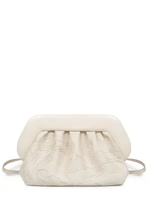 THEMOIRE Borsa "bios" Medium Con Ricamo - Ivory