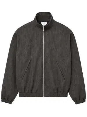 Bottega Veneta 100% Wool Zip-up Coat