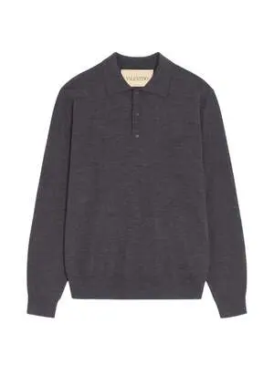 Valentino Garavani S Virgin Wool T-shirt - Grey