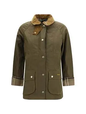 Barbour 100% Cotton Utility Coat - Green