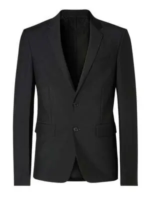 Fendi Wool-mohair Tailored Jacket - Black