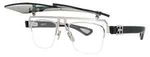 BUGATTI 01brx Men7 Sunglasses 142-0-140 Metal Clip-on Flip-down Lenses - In Description