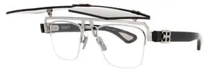 BUGATTI 01brx Metal Sunglasses With Flip-down Clip-on, 142-0-140 - In Description