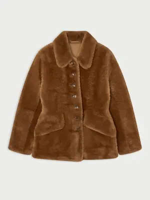 BY MALENE BIRGER Adeline Shearling Jacket