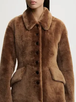 BY MALENE BIRGER Adeline Shearling Jacket