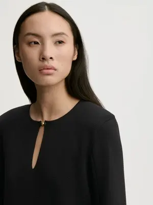 BY MALENE BIRGER Opale Blouse With Keyhole Neckline