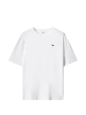 Maison Kitsuné Red Profile Fox Cotton T-shirt