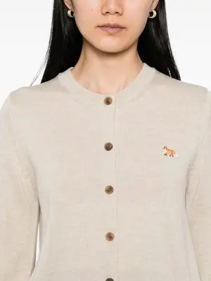 Maison Kitsuné Baby Fox Wool Cardigan