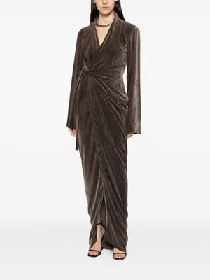 Rick Owens Draped Maxi Dress