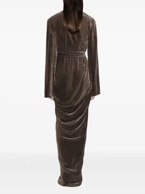 Rick Owens Draped Maxi Dress - Grey