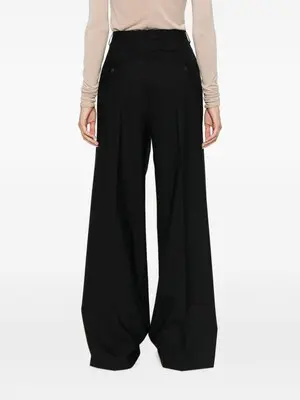Rick Owens Wool Wide-leg Trousers