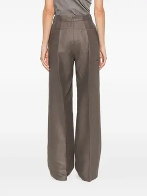 Rick Owens Cotton Blend Wide-leg Trousers