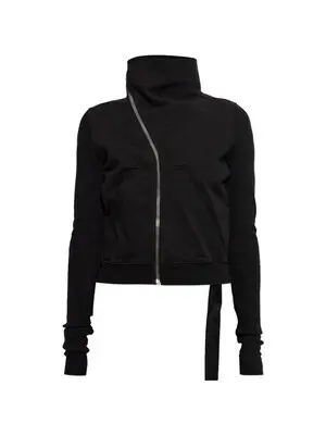 Rick Owens Cotton Zipped Sweatshirt
