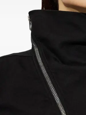 Rick Owens Cotton Zipped Sweatshirt