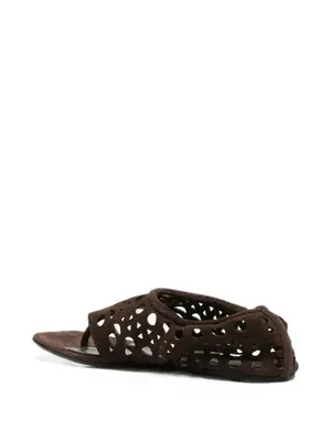 Alaïa Neo Vienne Flat Sandals