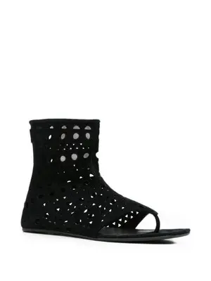 Alaïa Neo Vienne High Flat Sandals