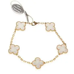 Van Cleef & Arpels Bracelet In Yellow Gold And Rock Crystal - Yellow_gold