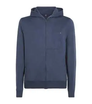 Vuori Zip-up Ponto Hoodie - Blue